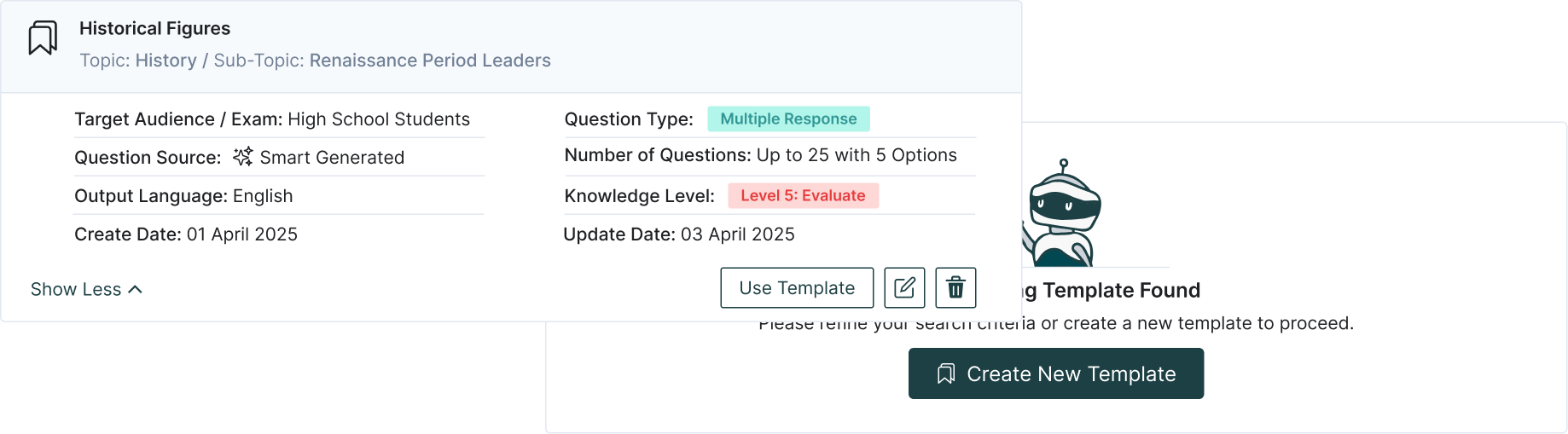 Reusable Templates for Learning - TurinQ